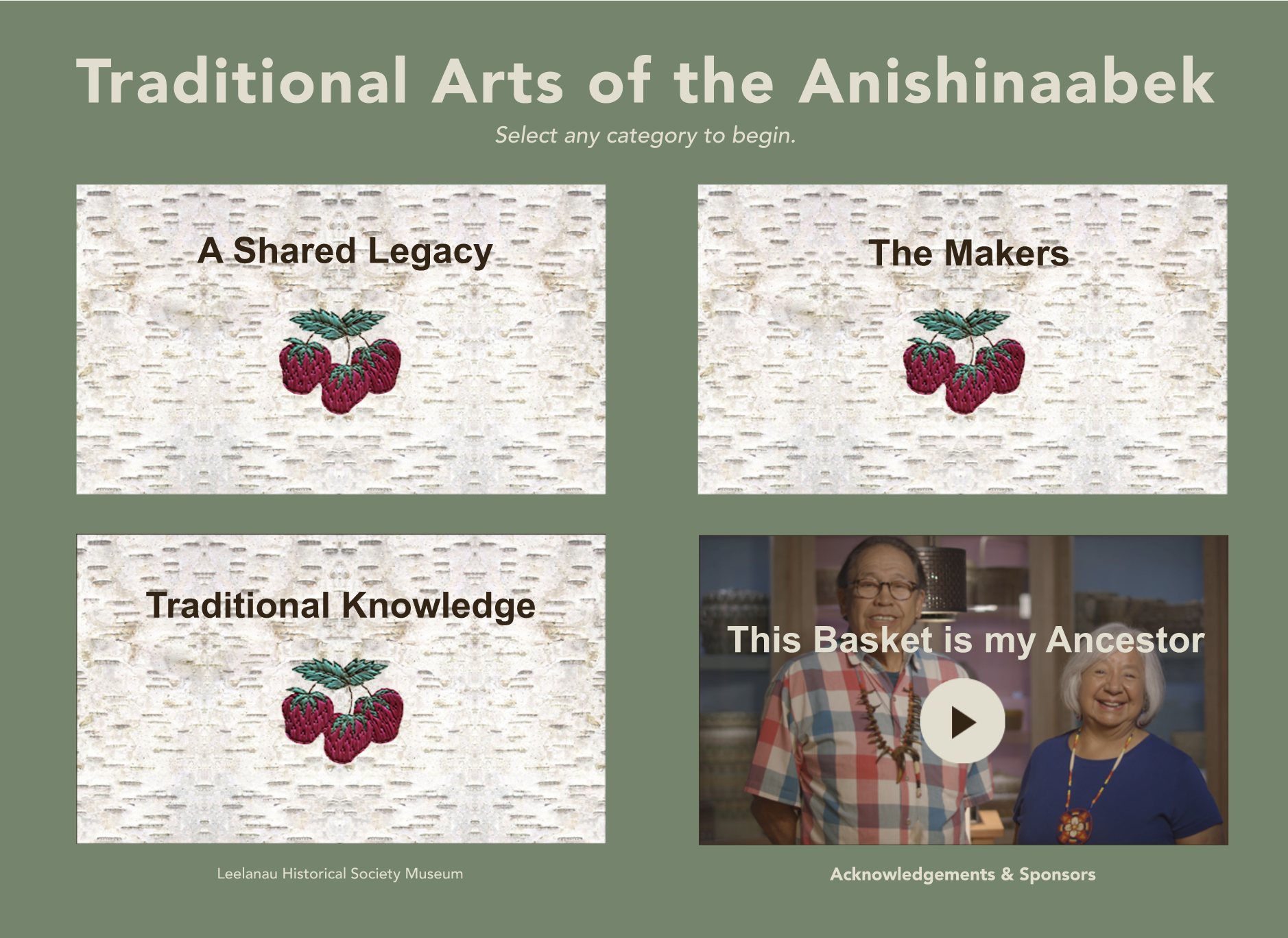 Traditional Arts of the Anishinaabek Virtual Exhibit – Leelanau ...